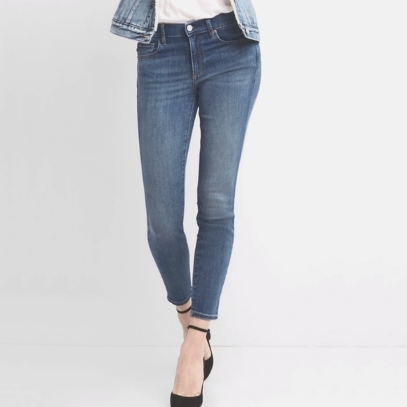GAP | Jeans | Gap True Skinny Jeans Medium Wash Stretch Selvedge Denim ...